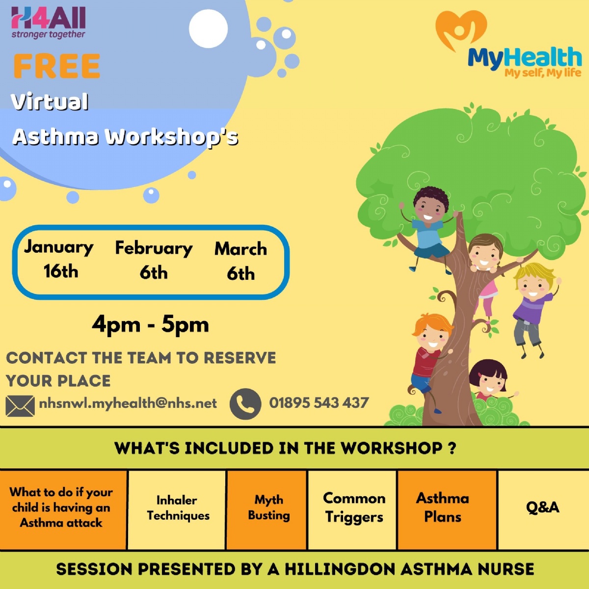 Brookside Primary - FREE Asthma Workshops