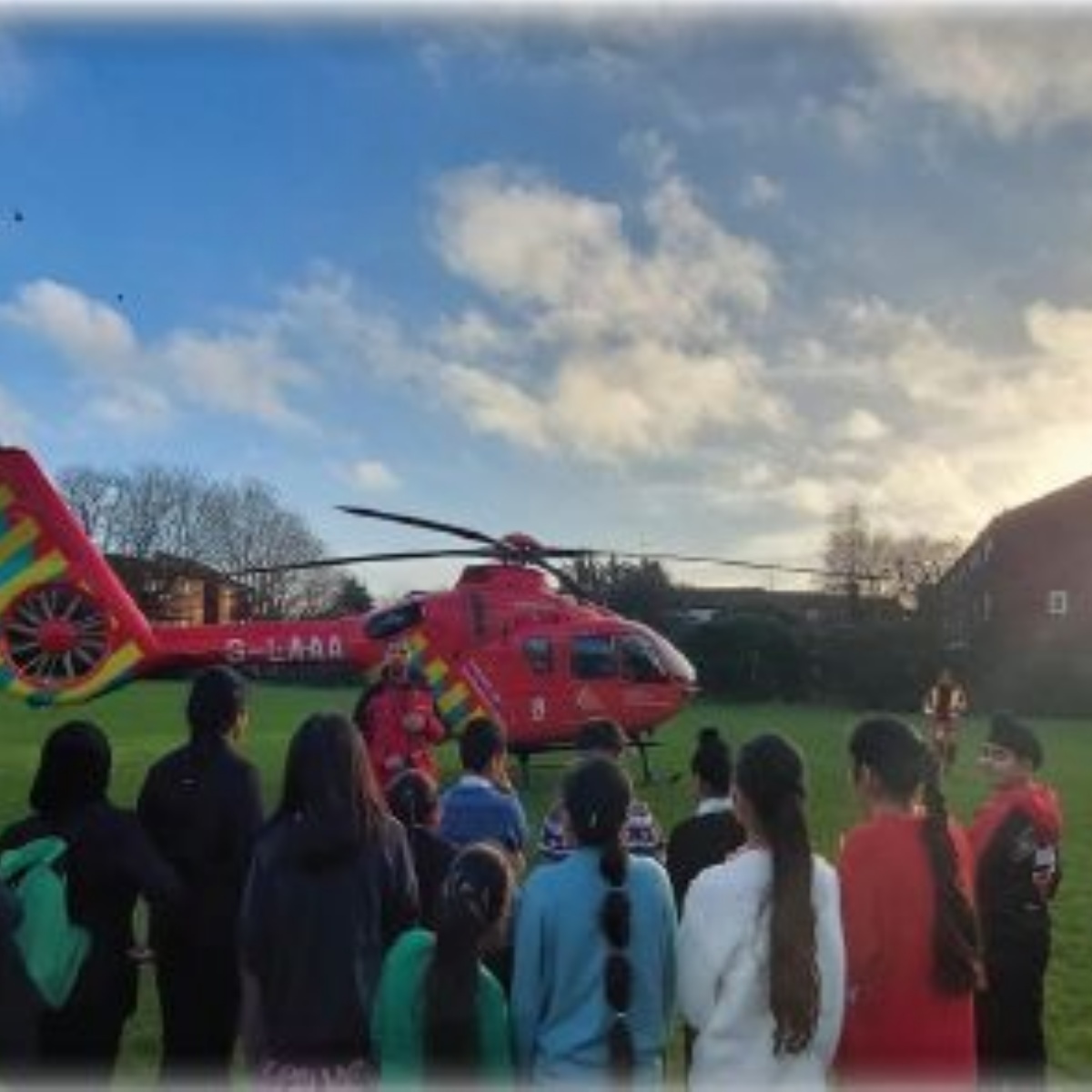 Brookside Primary - A Surprise Visit from London Air Ambulance